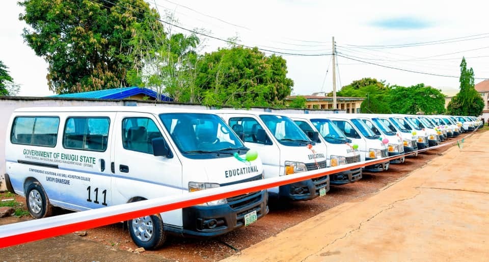 Enugu State Govt. Donates 30 Buses to Science, Technical and Vocational ...